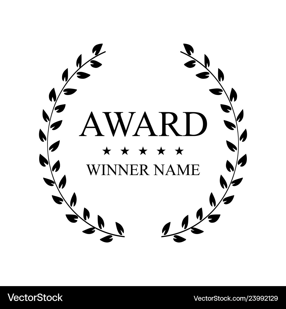 Creative of the best award Royalty Free Vector Image