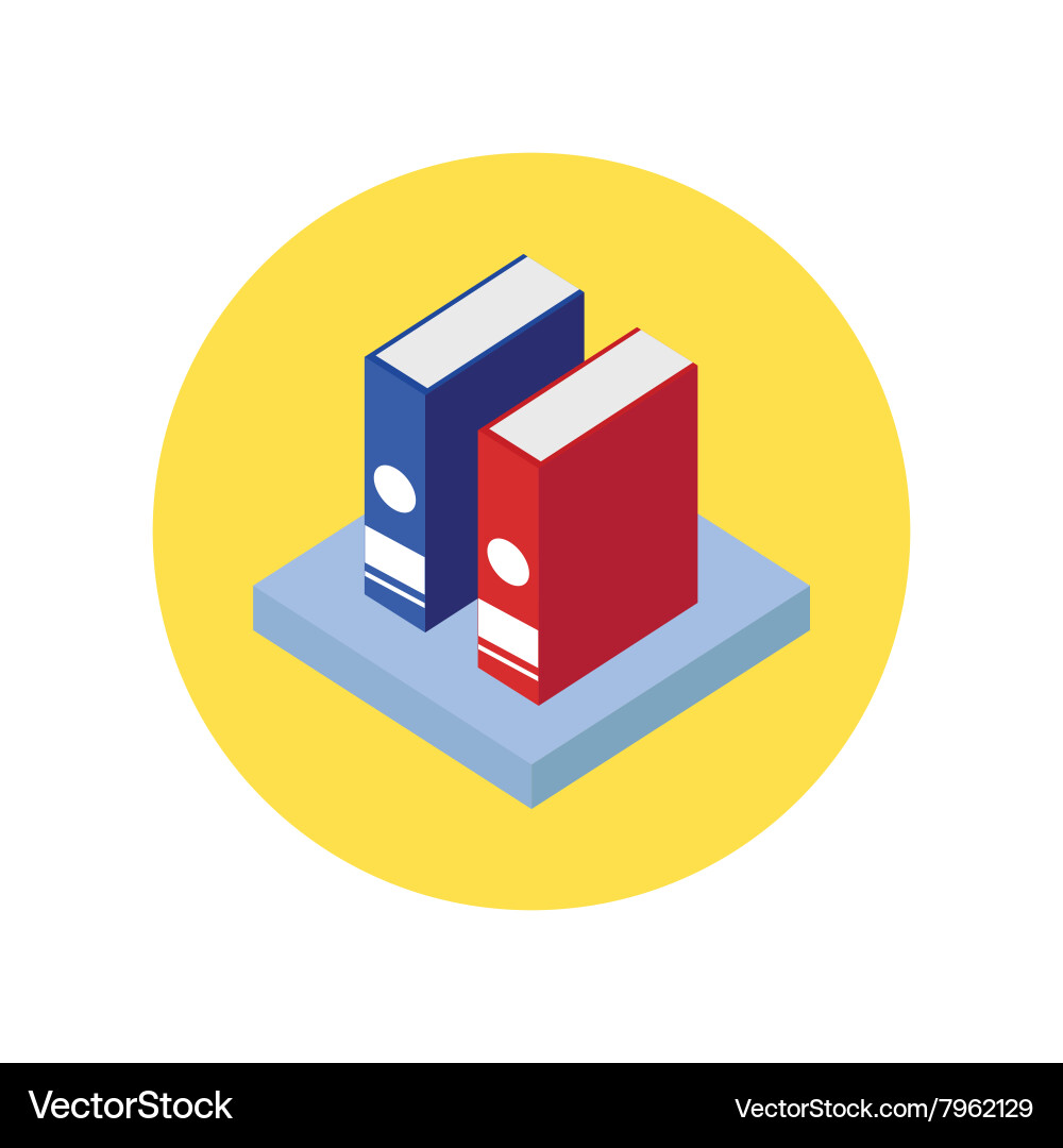 Isolierter Icon-Ordner Lizenzfreies Vektorbild