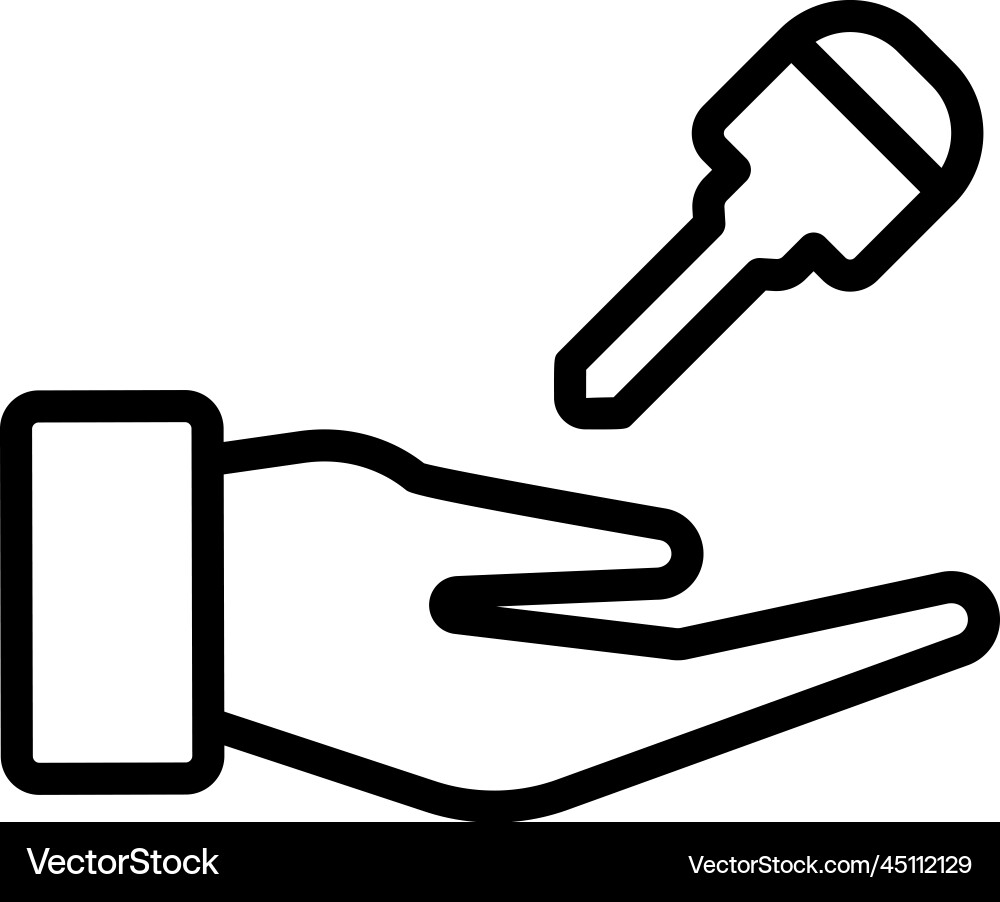 Project key icon Royalty Free Vector Image - VectorStock