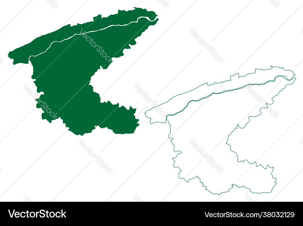 Sidhi district madhya pradesh state rewa division Vector Image