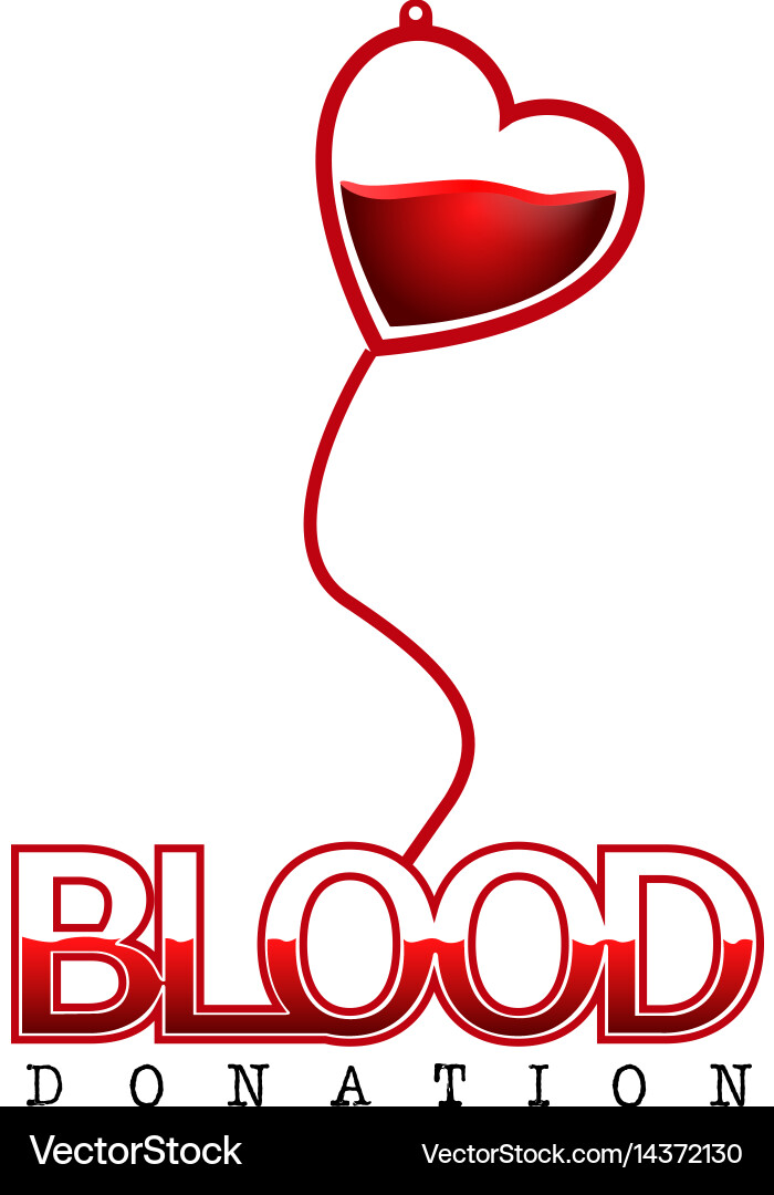 Blood donation Royalty Free Vector Image - VectorStock