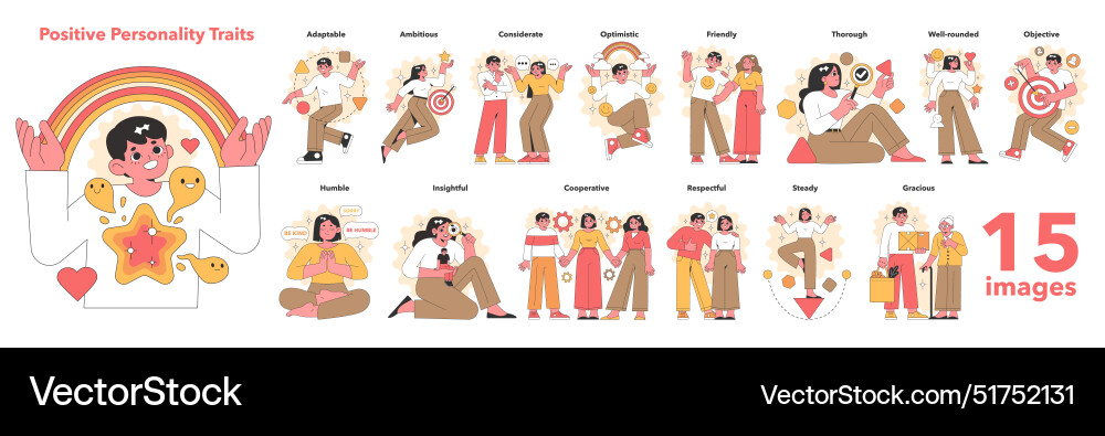 A vibrant collection Royalty Free Vector Image