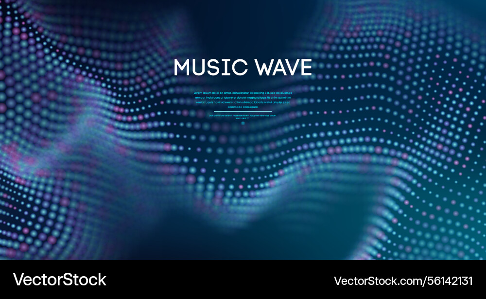 Abstract Soundwave Background Royalty Free Vector Image
