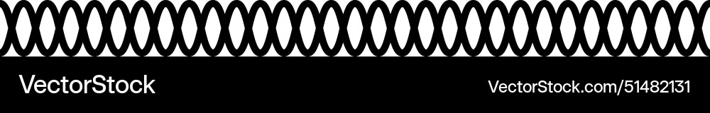 Border frame wavy line divider geometric shape Vector Image