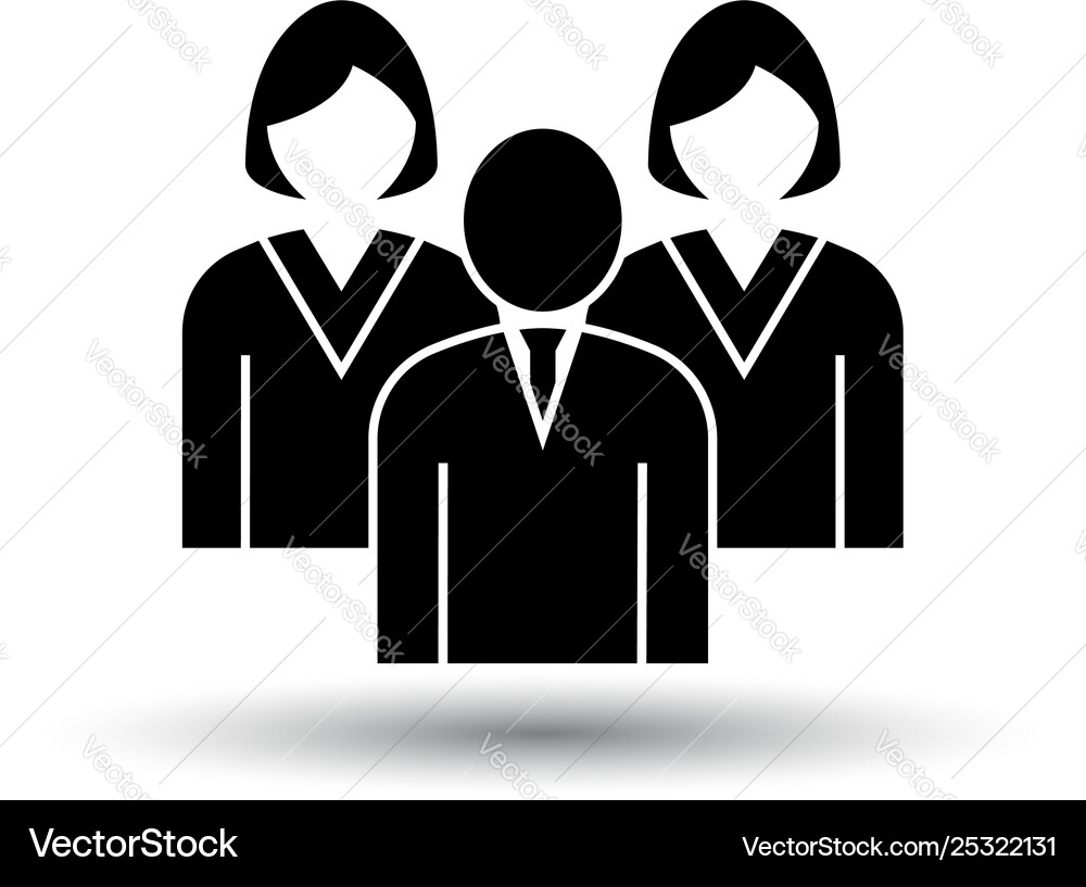 Corporate team icon Royalty Free Vector Image - VectorStock