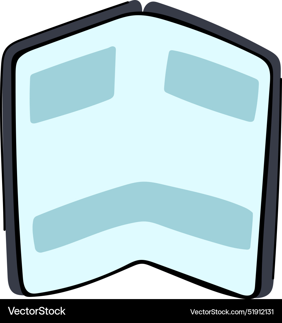 Display flexible screen cartoon Royalty Free Vector Image