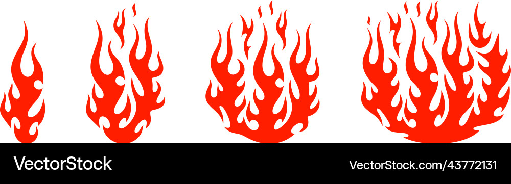 Fire Royalty Free Vector Image - VectorStock