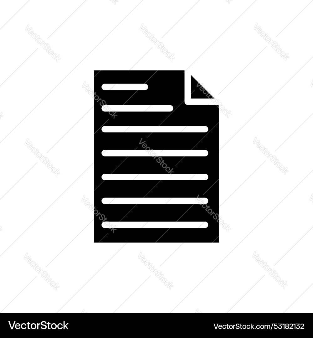 Document icon set contract or agreement copy Vector Image