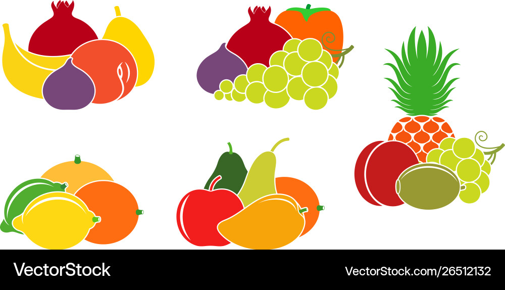 Fruit logo Royalty Free Vector Image - VectorStock