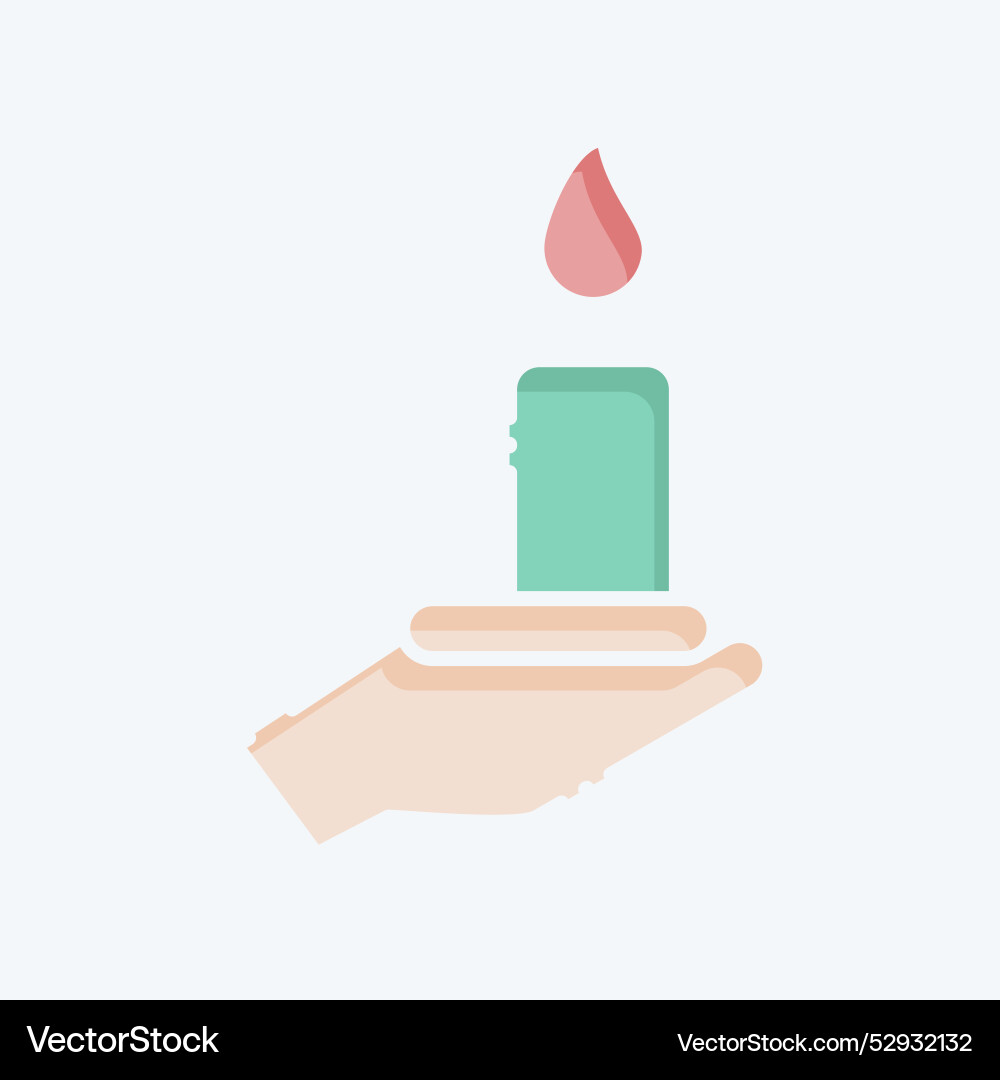 Icon bereavement related to seath symbol doodle Vector Image