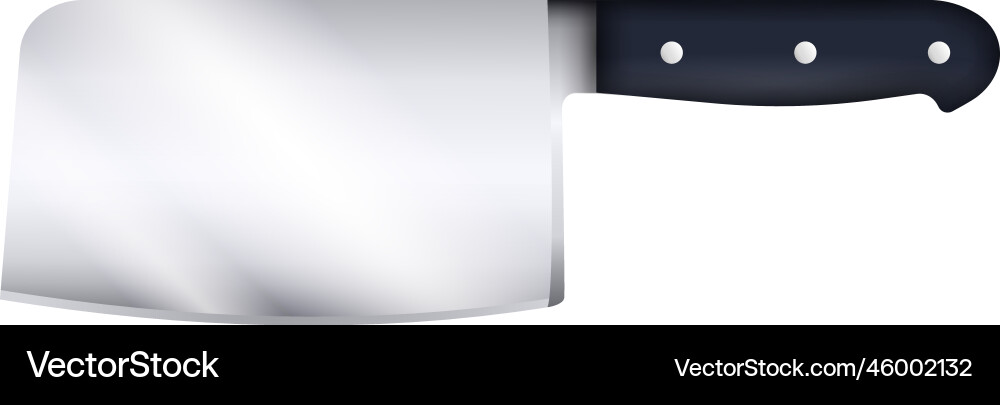 Realistic kitchenware cutter composition Vector Image