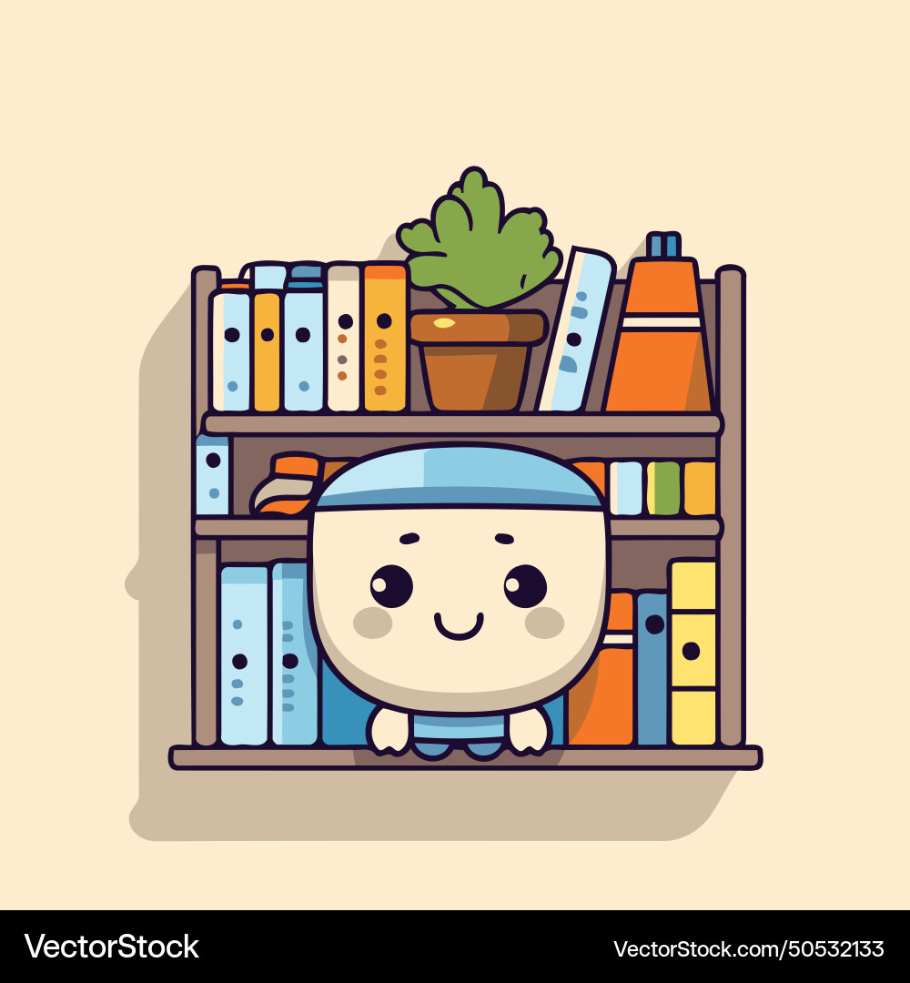 Cute cartoon character design Royalty Free Vector Image