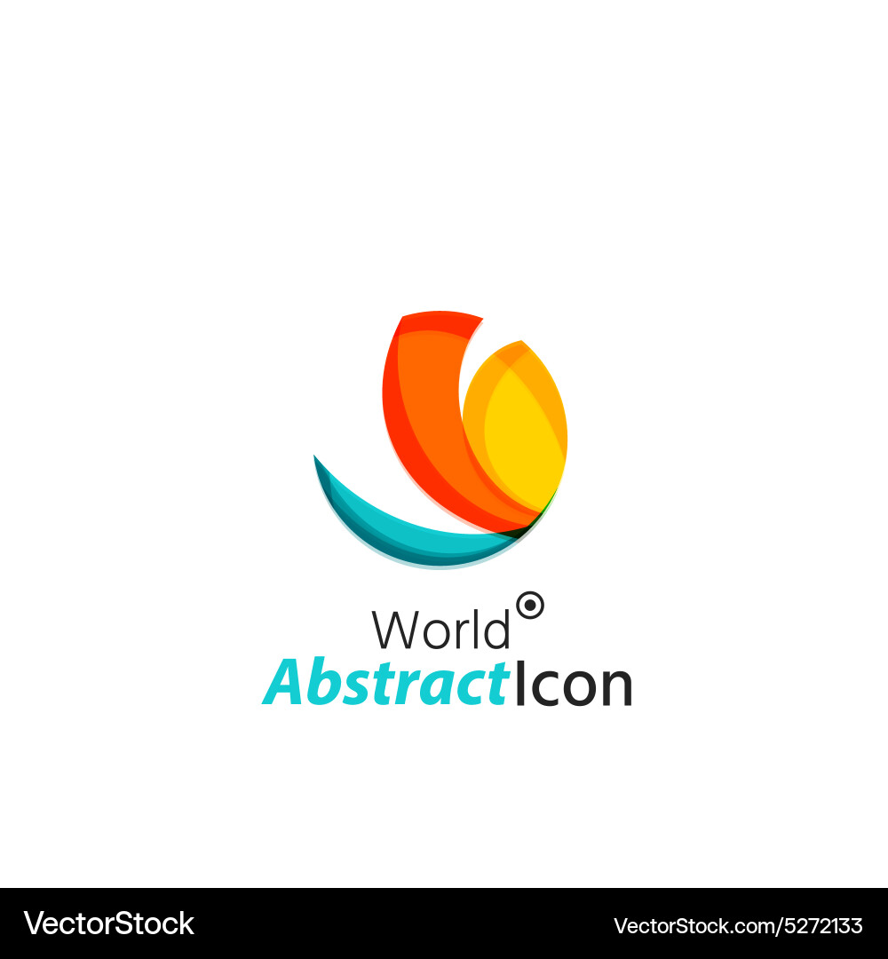 Global Geometric Logo Royalty Free Vector Image