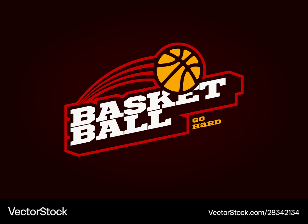 Basketball mascot modern professional sport Vector Image
