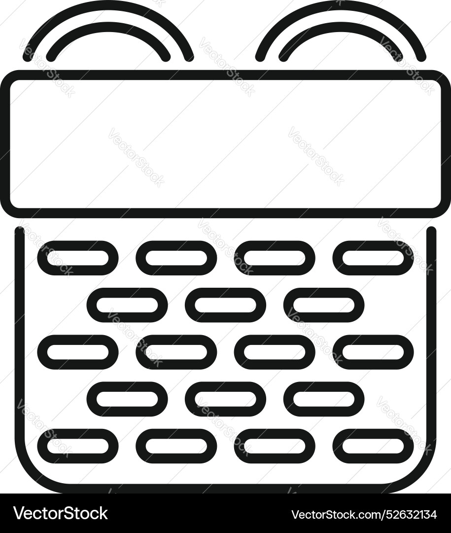 Electronic braille display showing digital Vector Image