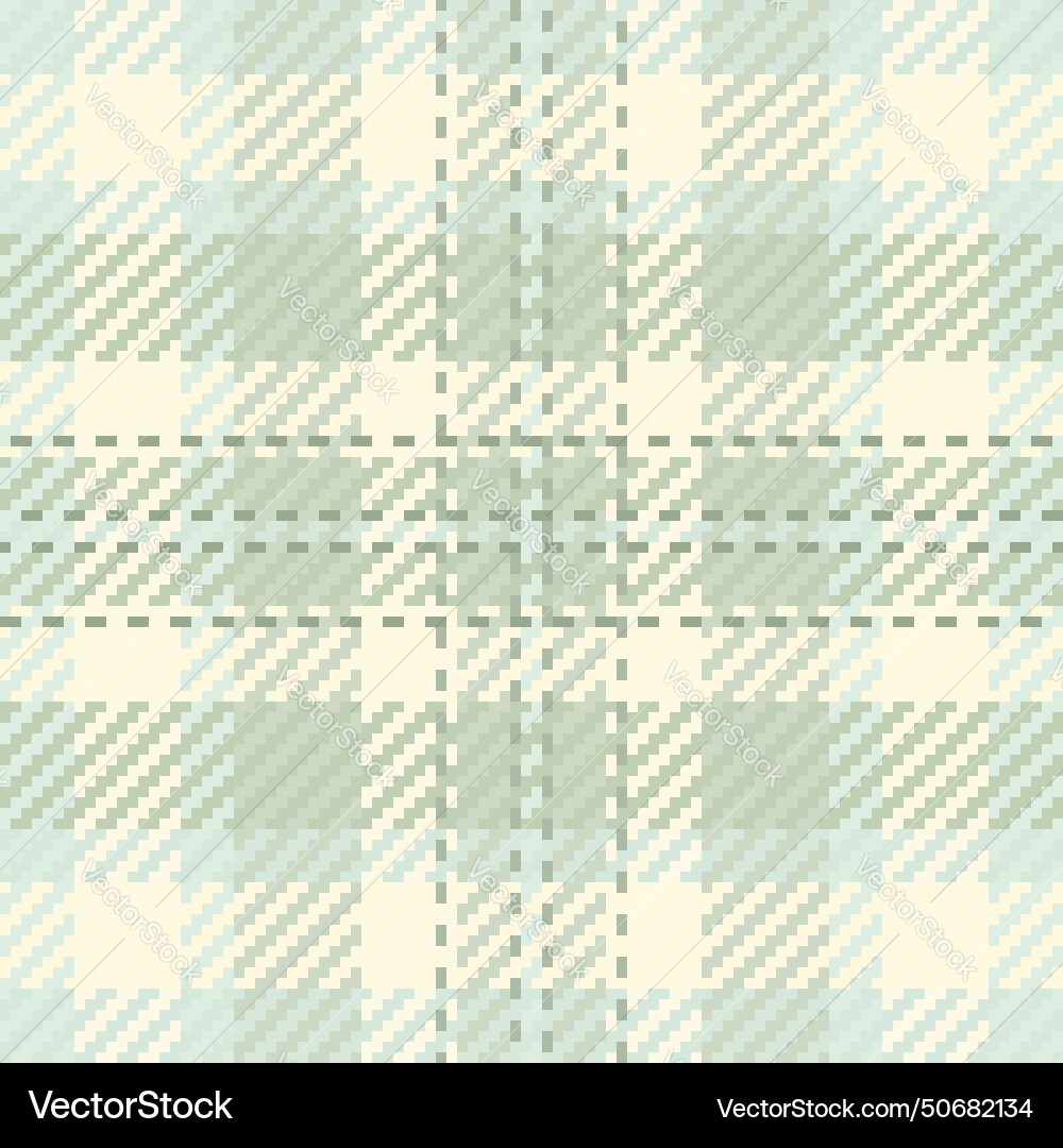 Textile design of textured plaid checkered fabric Vector Image