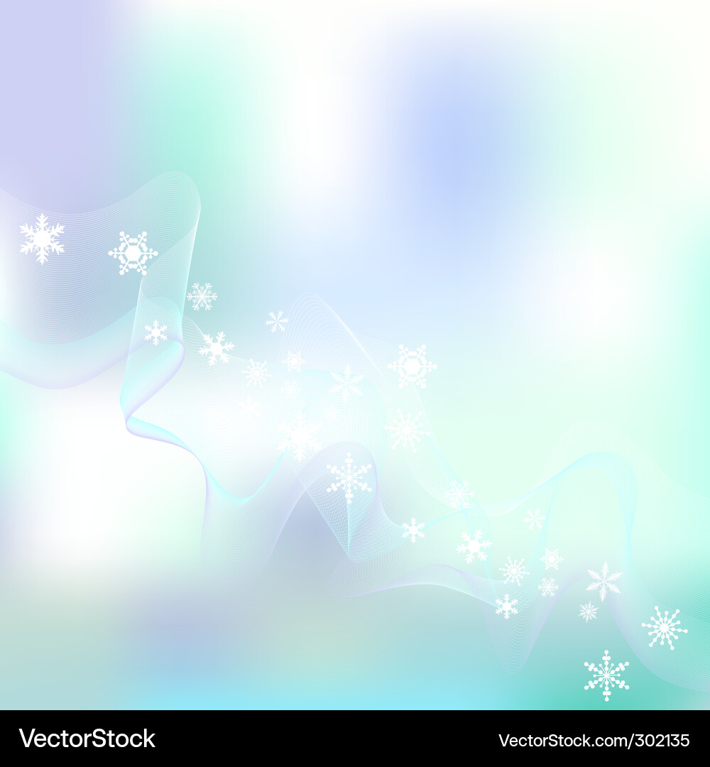 Winter background snowflakes Royalty Free Vector Image