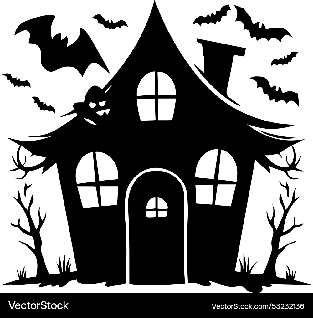 A creepy halloween ghost design Royalty Free Vector Image