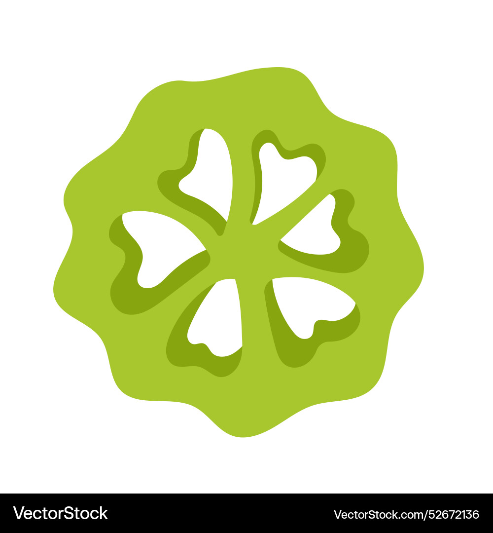 Kue kembang goyang icon Royalty Free Vector Image