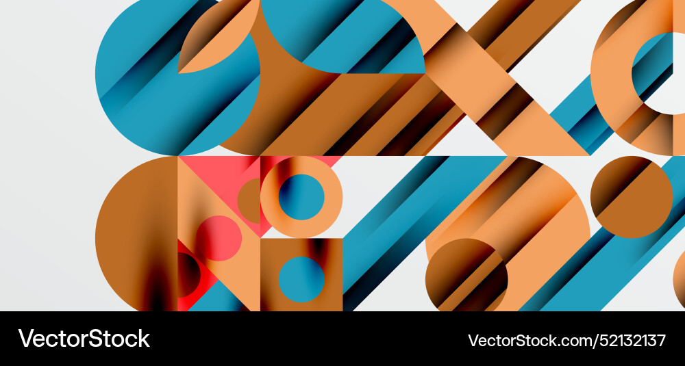 Geometric neo patterns abstract background Vector Image