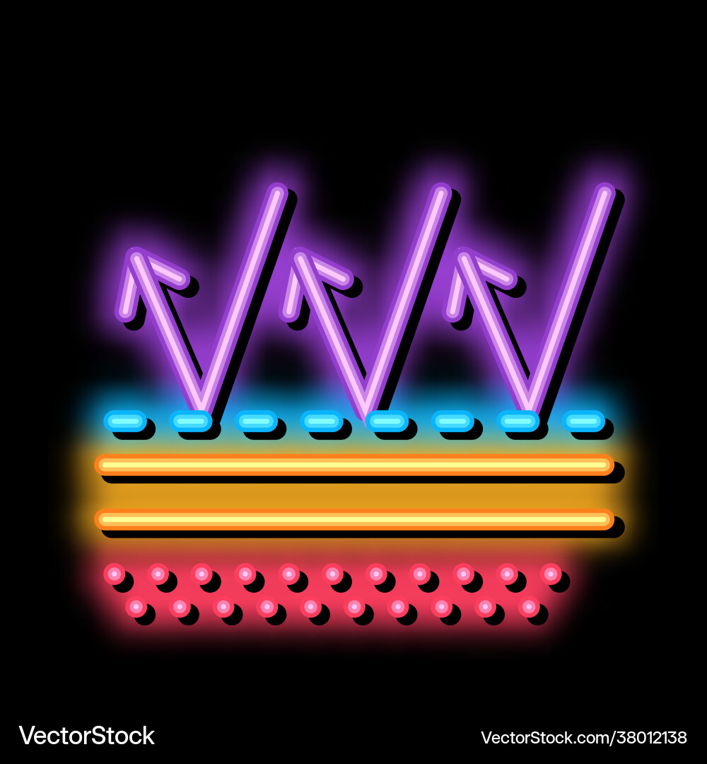Protection against external factors neon glow icon