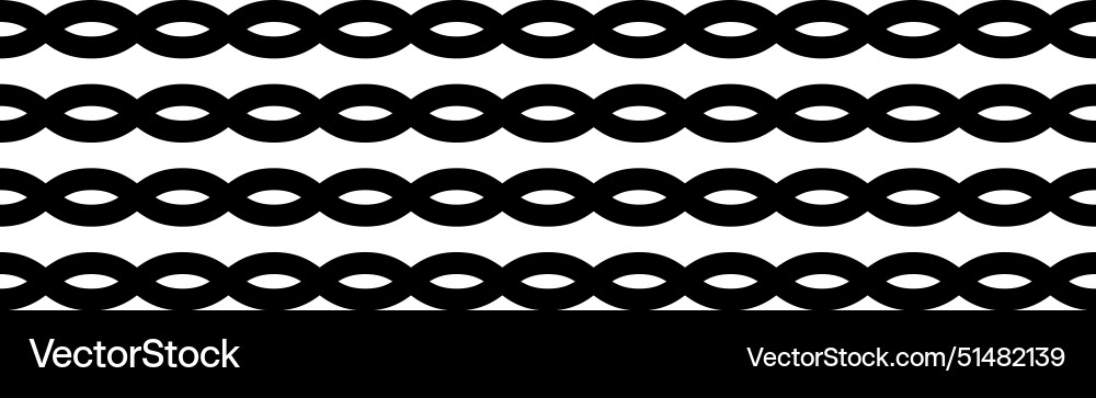 Border frame wavy line divider geometric shape Vector Image