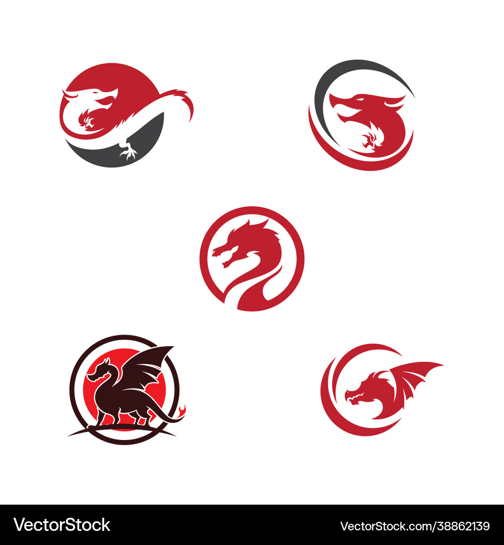Dragon icon Royalty Free Vector Image - VectorStock