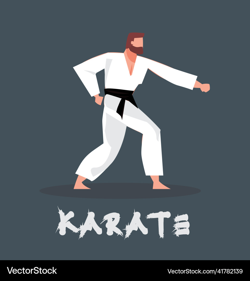 Karate Royalty Free Vector Image - VectorStock