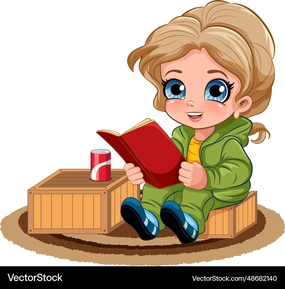 Reading A Book Animation