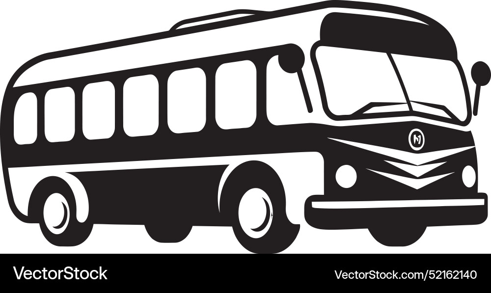 Detailed bus blueprint cartoon school ve Vector Image
