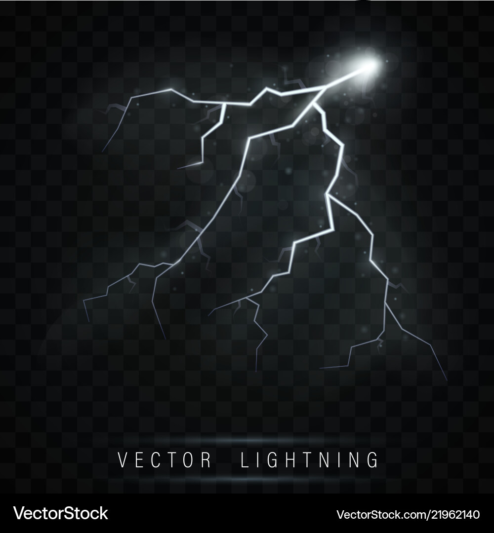 Electric Lightning Bolt Royalty Free Vector Image