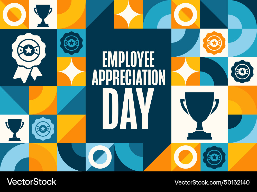 Employee appreciation day holiday concept Vector Image