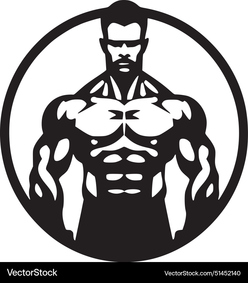 Gym - black and white isolated icon Royalty Free Vector