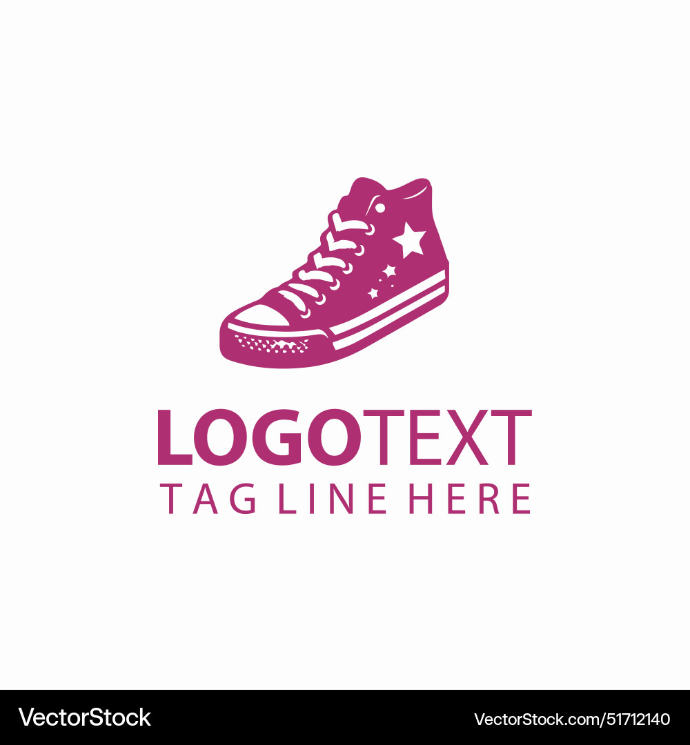 Sneaker logo Royalty Free Vector Image - VectorStock