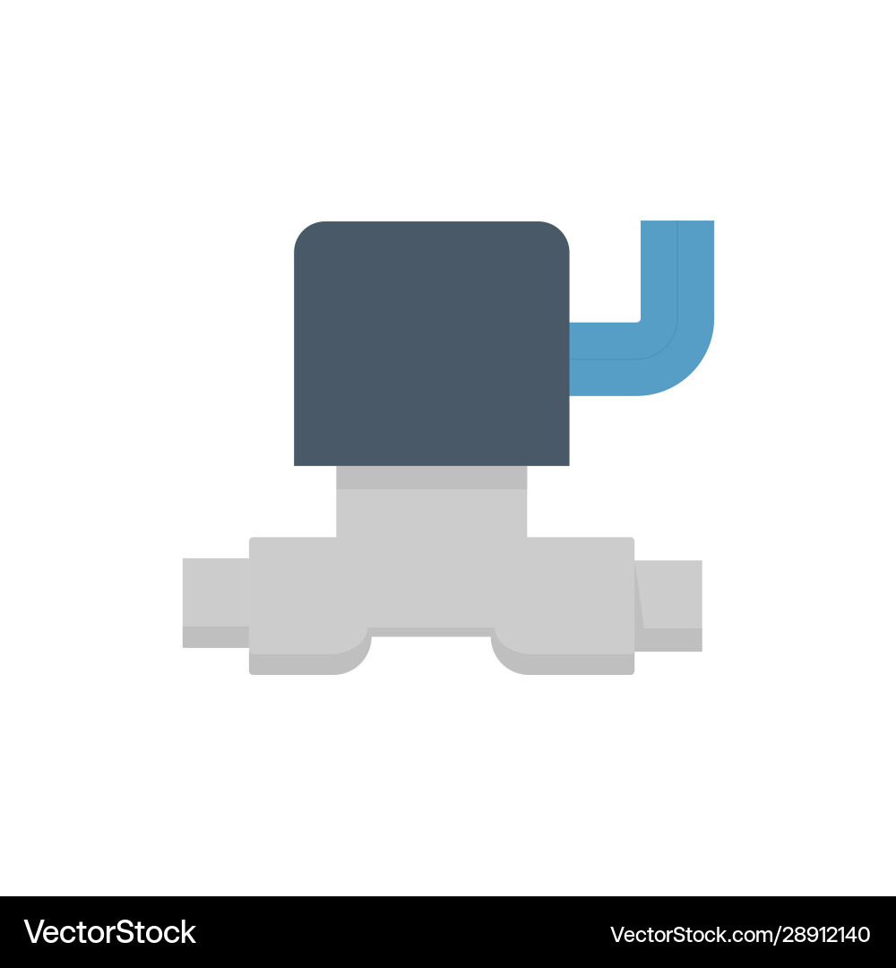 Solenoid icon black Royalty Free Vector Image - VectorStock