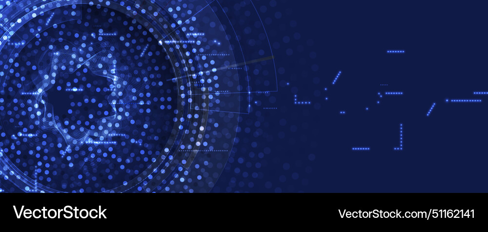 Abstract computer technology background network Vector Image