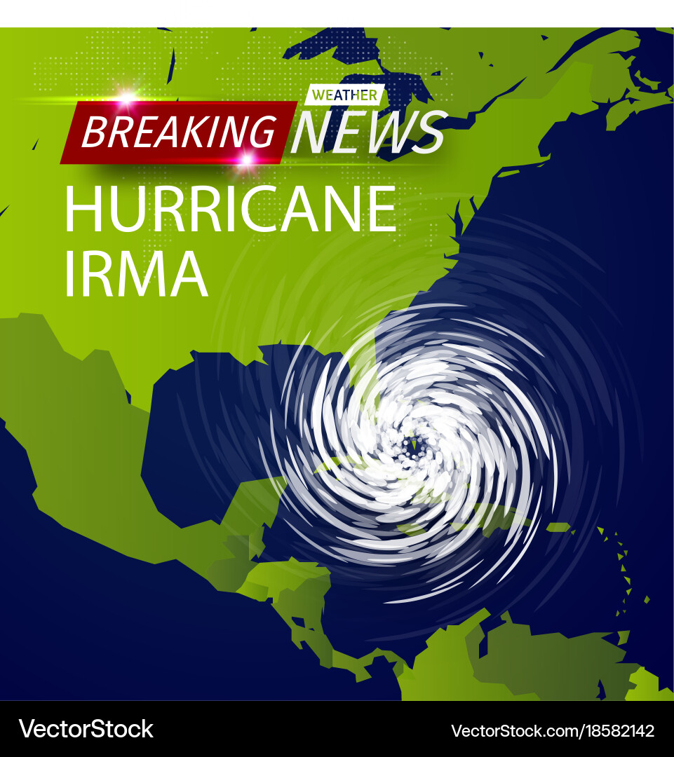 Hurricane Storm Weather Royalty Free Vector Image