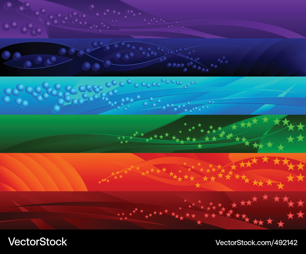 Magical banners Royalty Free Vector Image - VectorStock