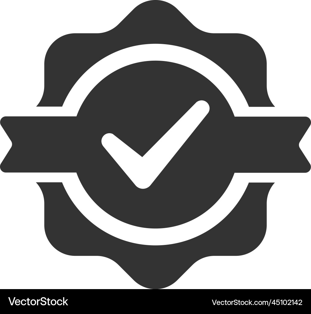 Warranty guarantee icon Royalty Free Vector Image