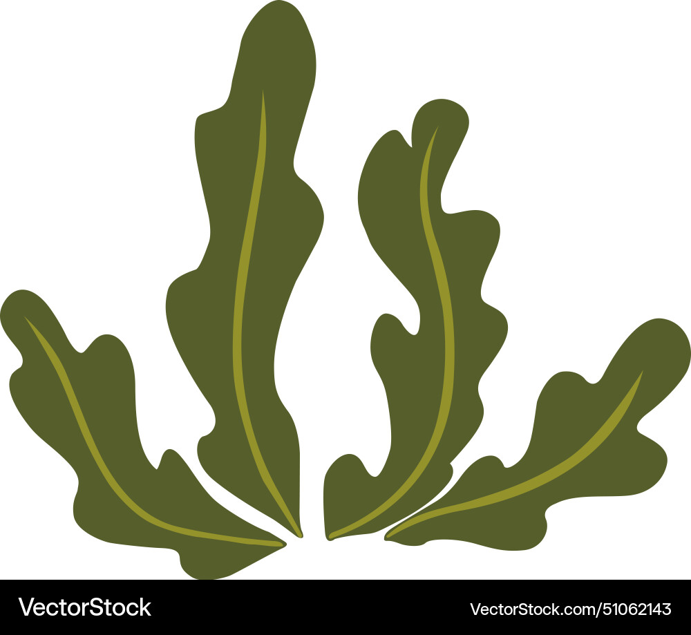 Abstract seaweed sea grass and coral Royalty Free Vector