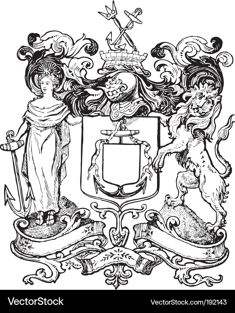 Lion Crest Emblem Royalty Free Vector Image - VectorStock