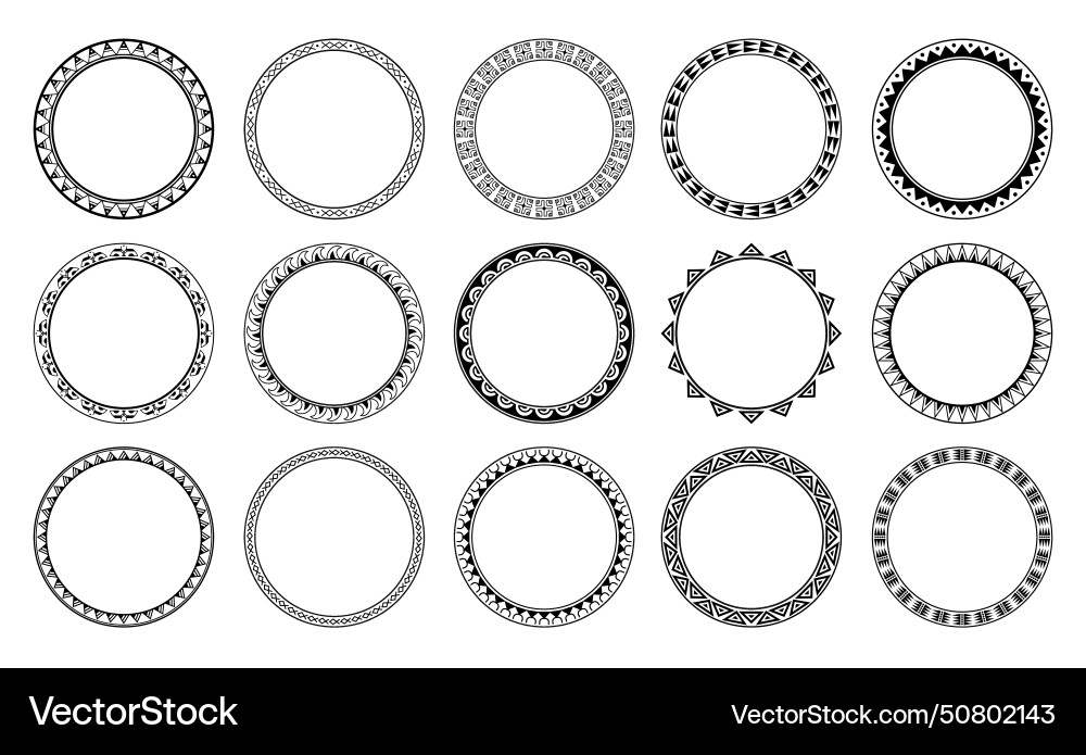 Maori frame Vector Images & Graphics for Commercial Use | VectorStock