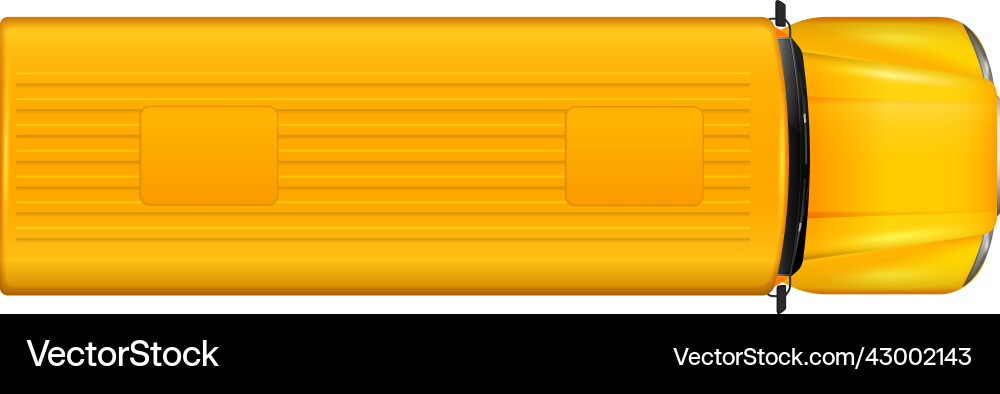 Top view schoolbus composition Royalty Free Vector Image