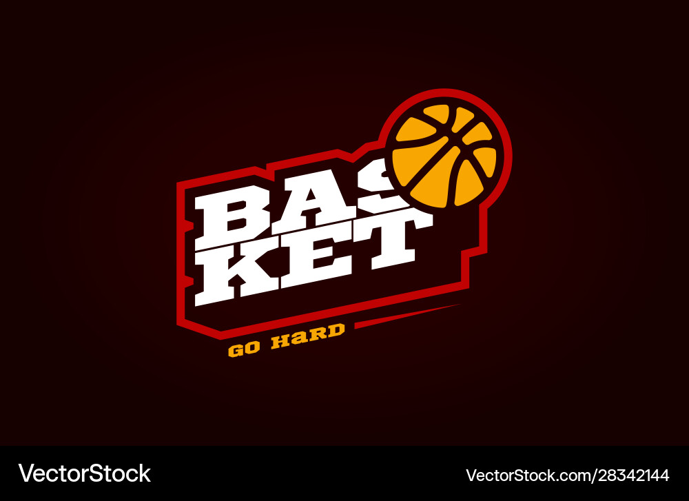 Basketball mascot modern professional sport Vector Image