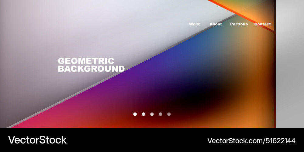 Flowing bright neon gradients geometric abstract Vector Image