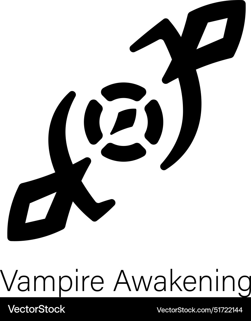 Vampire awakening Royalty Free Vector Image - VectorStock