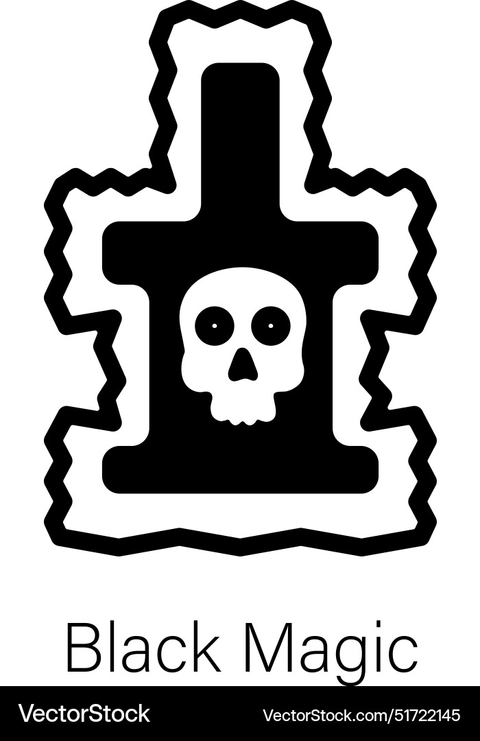Black magic Royalty Free Vector Image - VectorStock