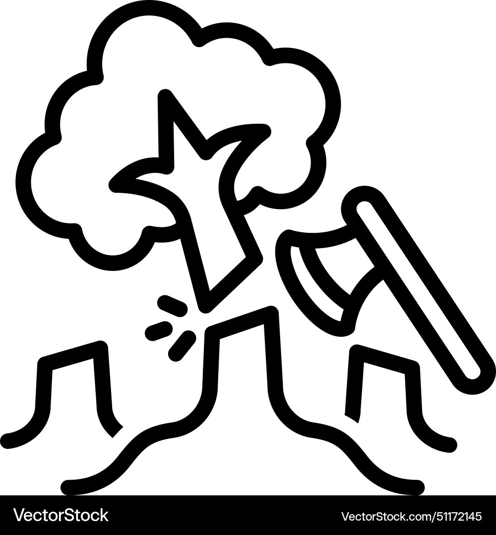 Deforestation Royalty Free Vector Image - VectorStock