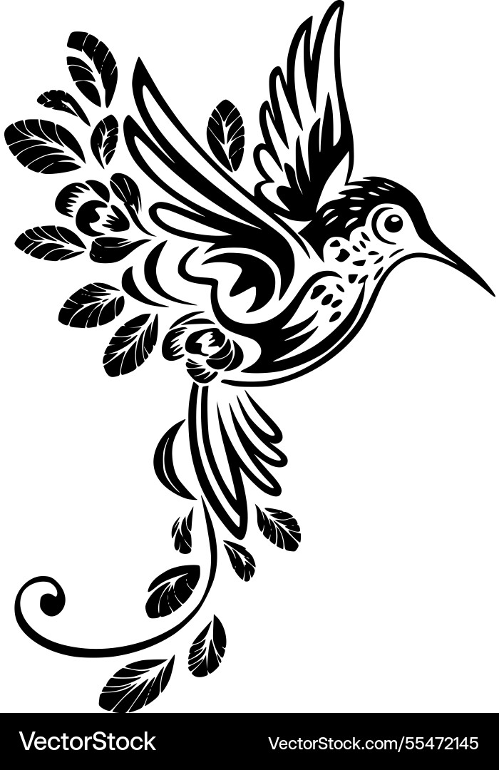Hummingbird svg Royalty Free Vector Image - VectorStock