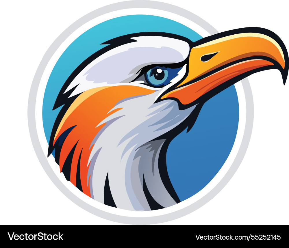 Seahawk logo Royalty Free Vector Image - VectorStock